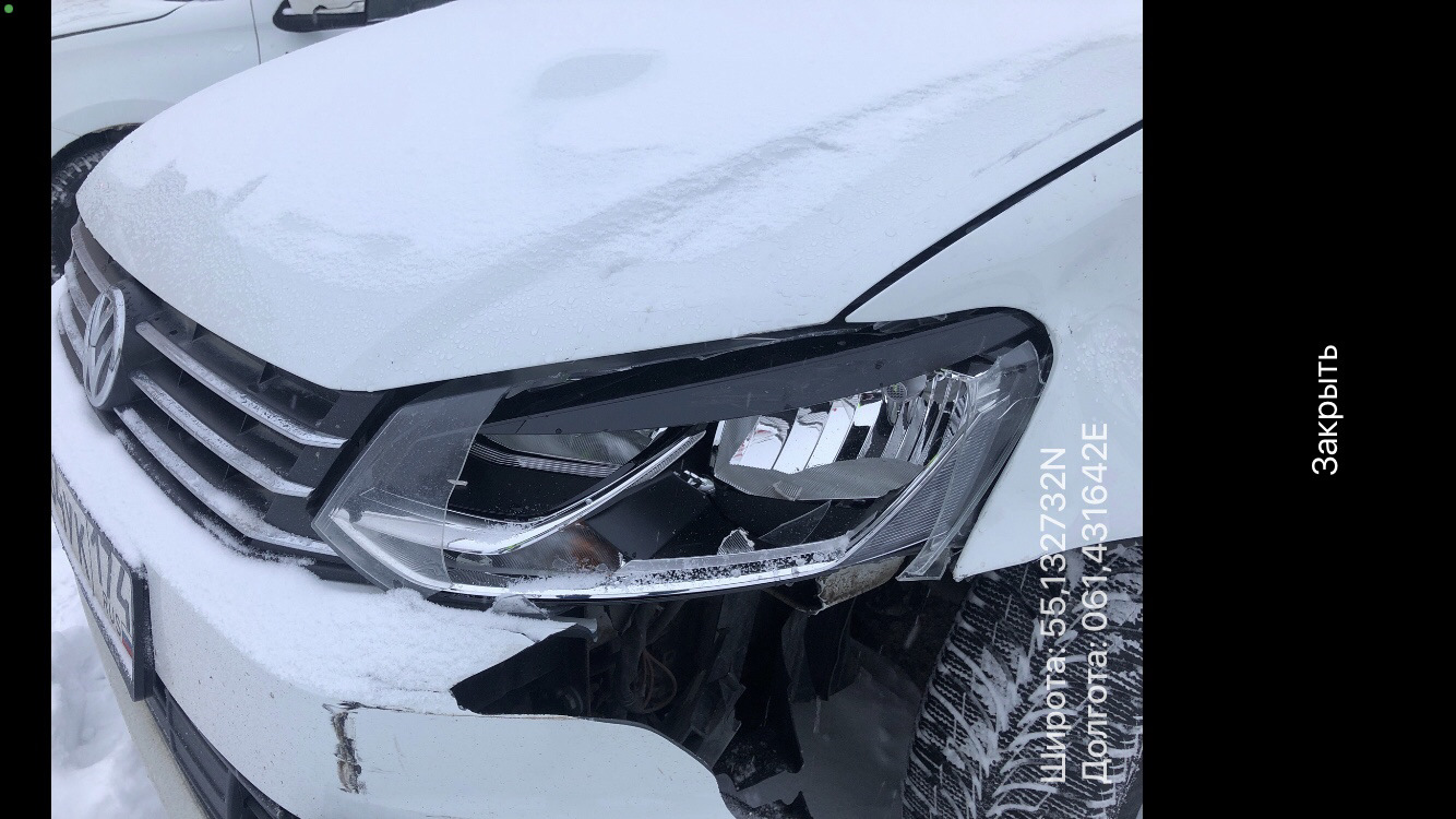 Ремонт после ДТП — Volkswagen Polo Sedan, 1,6 л, 2019 года | кузовной ...