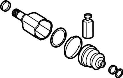 49582C5430 Внутренняя граната привода KIA HYUNDAI | Запчасти на DRIVE2