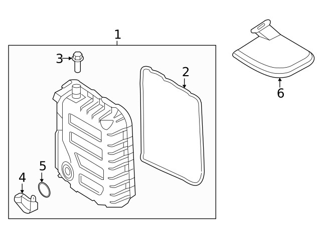 481972H000 Масляный фильтр для акпп KIA HYUNDAI | Запчасти на DRIVE2