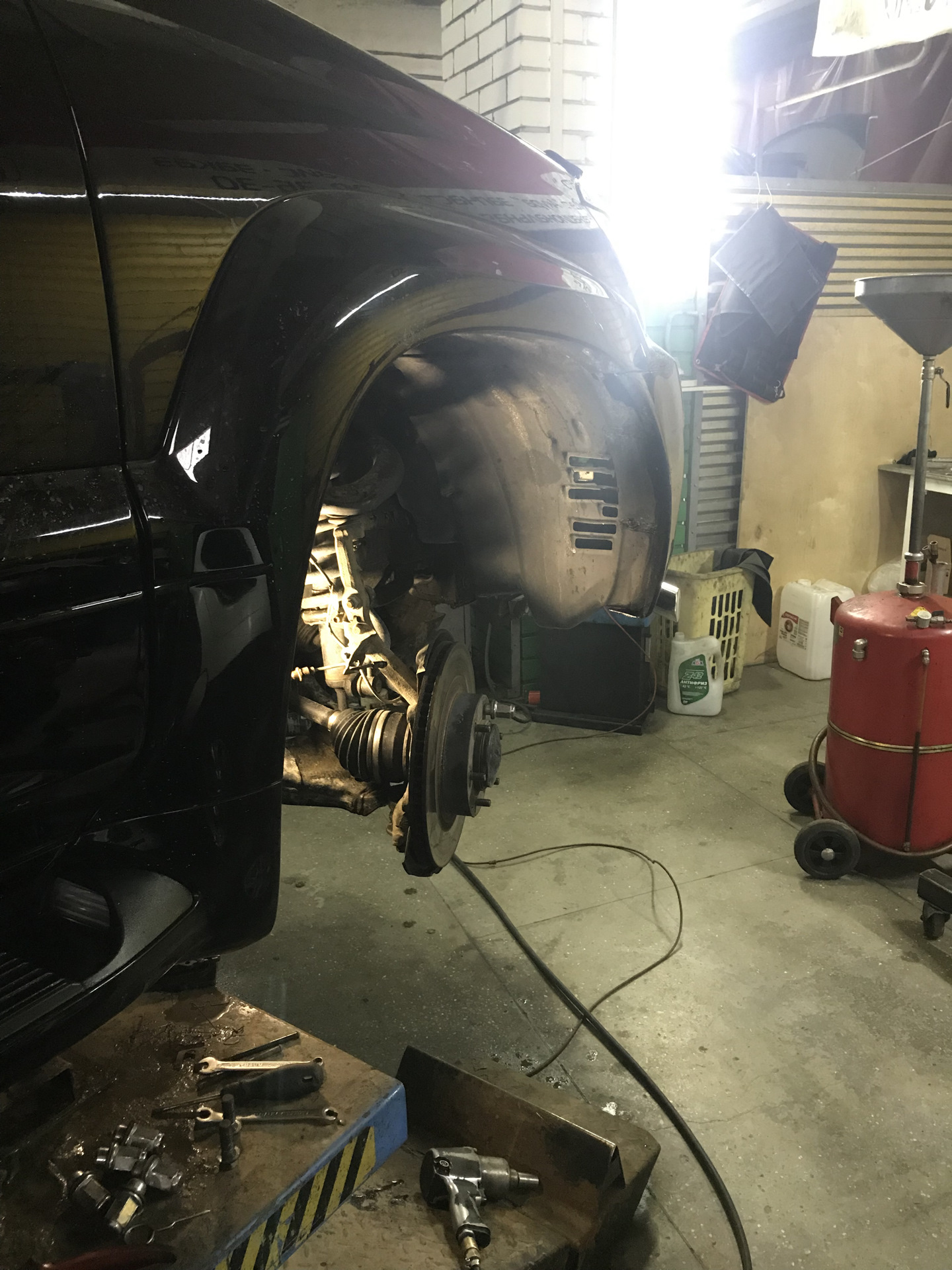 Тормоза часть первая — Lexus GX (UZJ120), 4,7 л, 2005 года | плановое ...