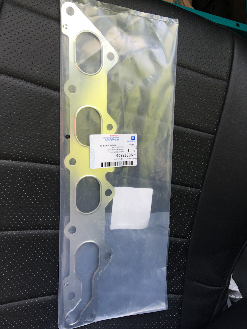 96378805 Прокладка выпускного коллектора 1.5/1.4/1.6 DOHC GM | Запчасти ...