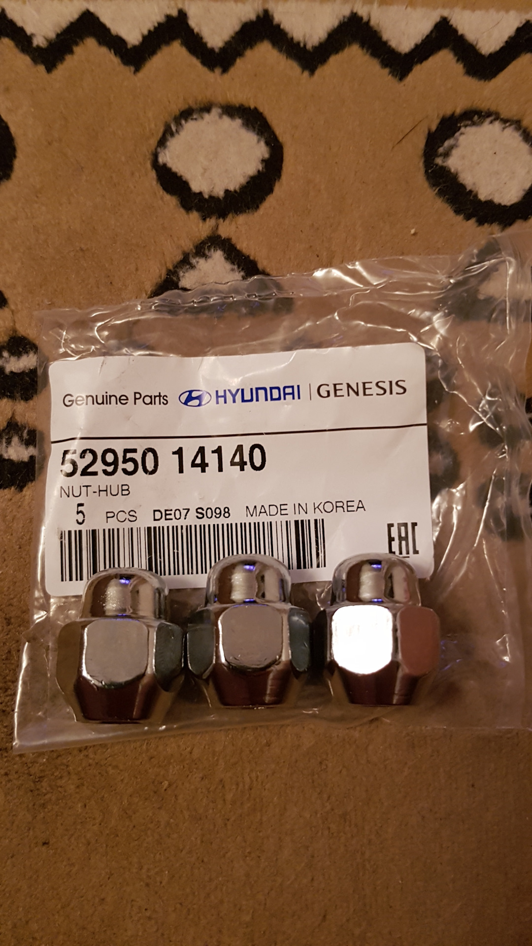 Гайки для литых дисков. — KIA Ceed SW (2G), 1,6 л, 2016 года | запчасти ...