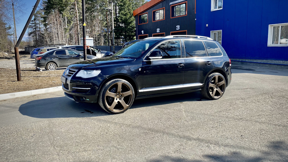 Borbet Rinspeed R23(Видео+Фото) — Volkswagen Touareg (1G), 4,2 л, 2009 ...