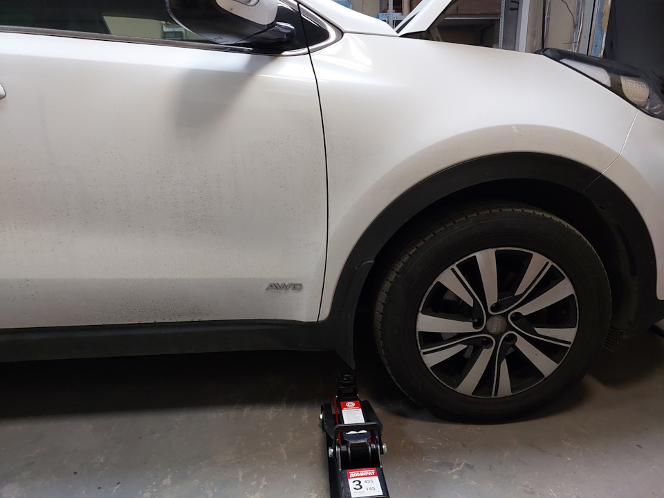 Проставки для увеличения клиренса — KIA Sportage (4G), 2 л, 2017 года ...