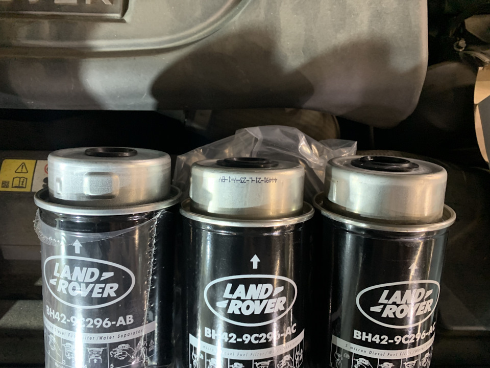 Замена топливного фильтра LR072610 на Range Rover 4,4 — Land Rover ...