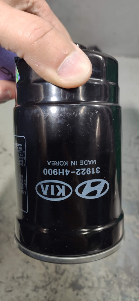 319224H900 Топливный фильтр двигателя KIA HYUNDAI | Запчасти на DRIVE2