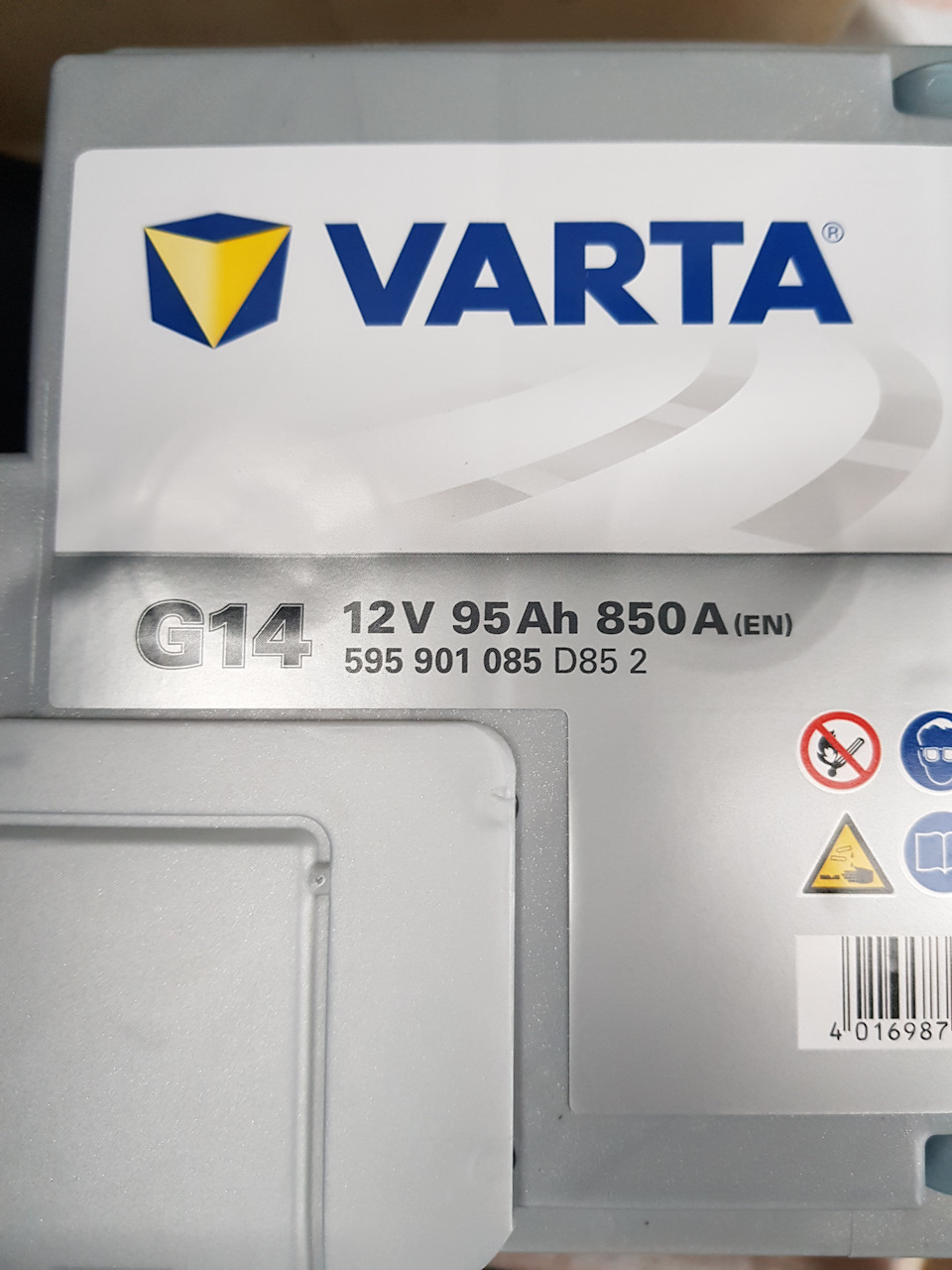 VARTA SILVER DYNAMIK AGM G14 — Audi A6 (C6), 3 л, 2005 года | электроника | DRIVE2