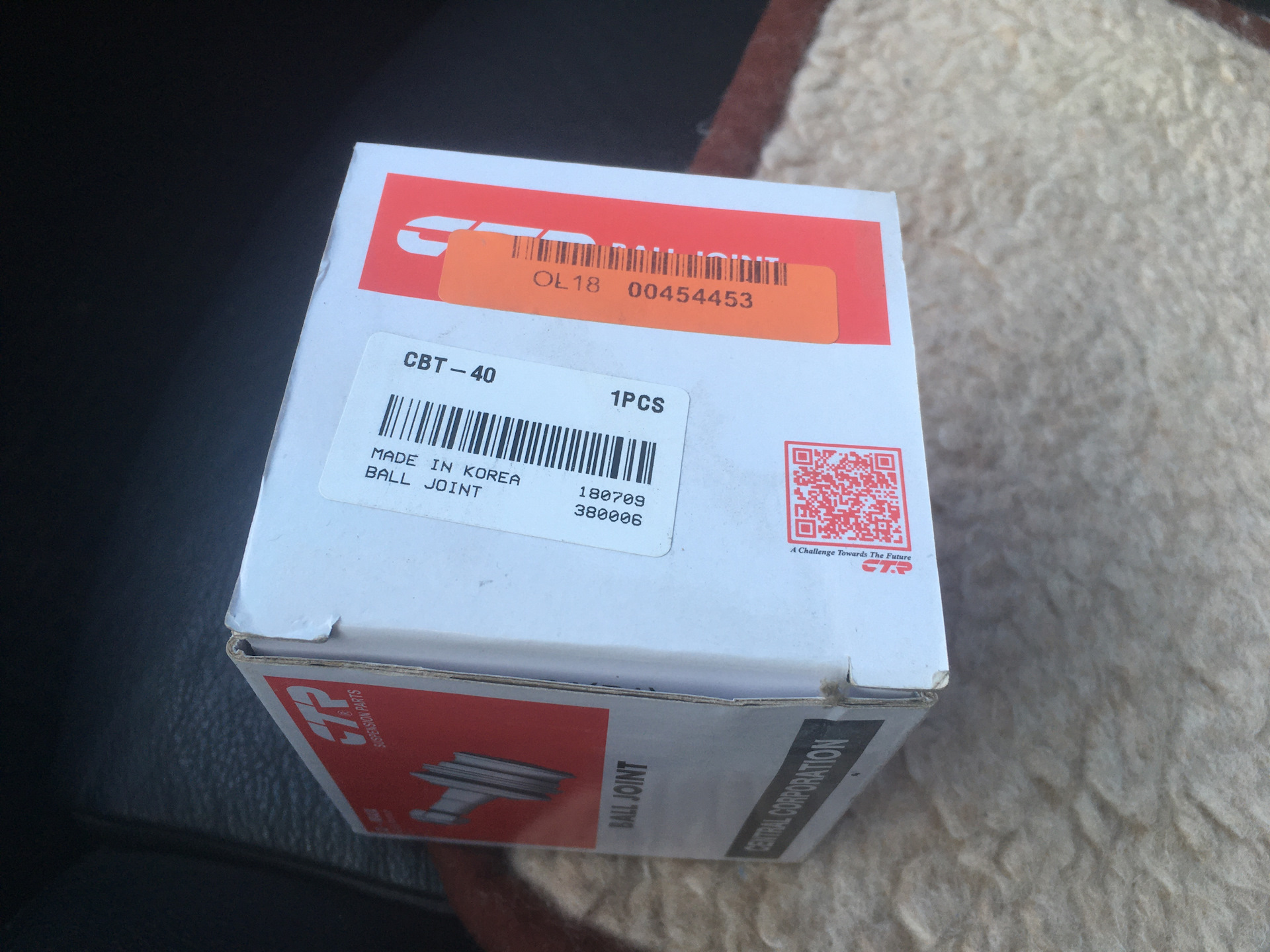 Подшипник ступицы SKF VKBA3979, шаровая CTR CBT-40, розвал — Toyota Avensis I, 1,6 л, 1998 года ...