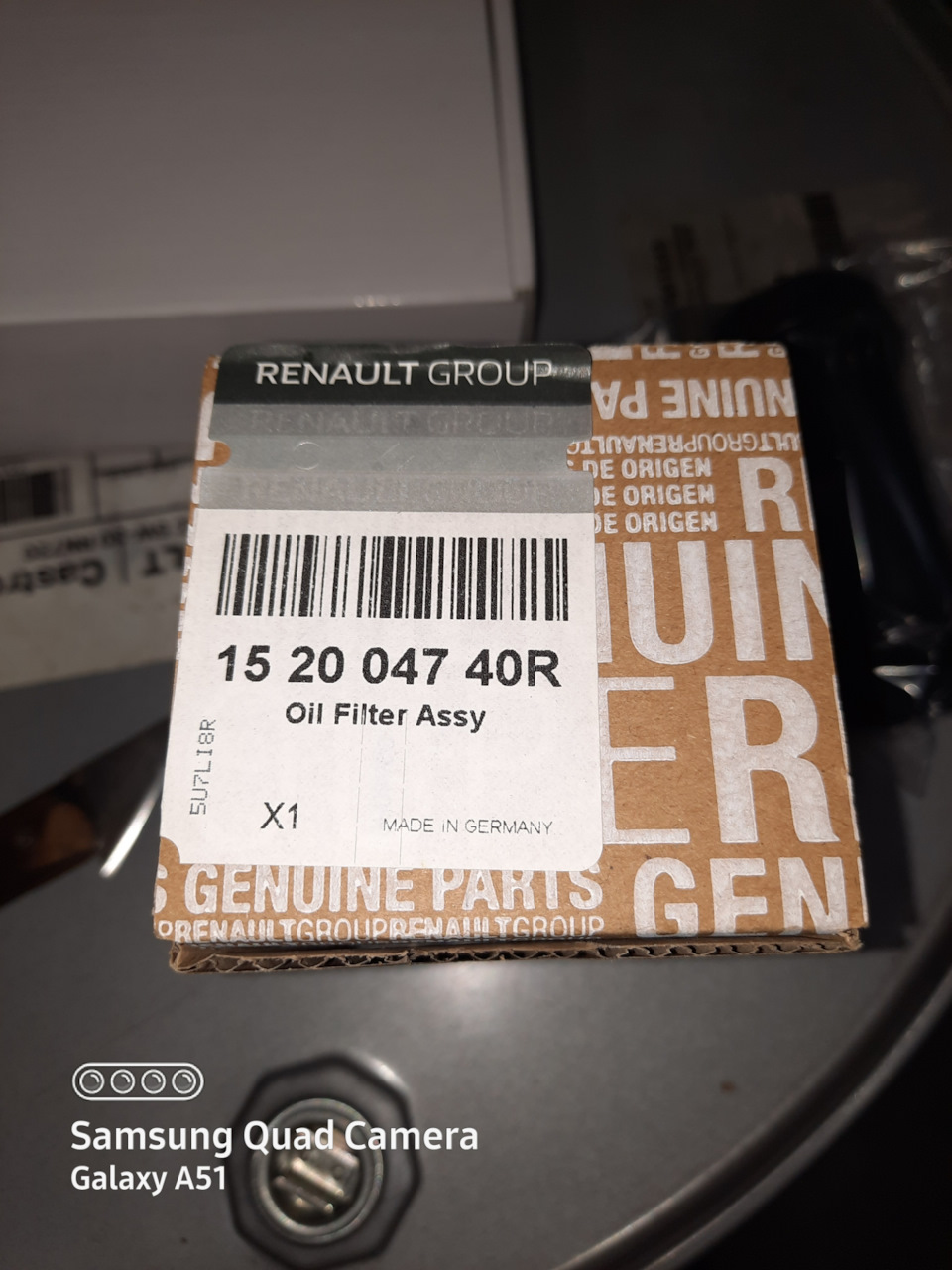 152004740R Фильтр масляный RENAULT | Запчасти на DRIVE2