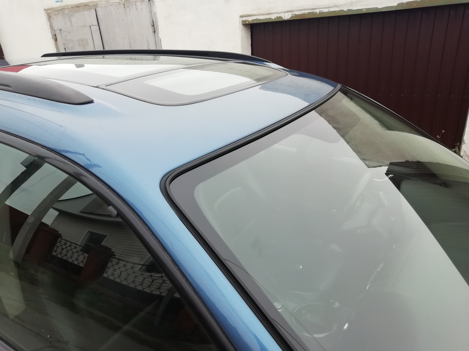 24. — замена лобового и ремонт "рамки" — Subaru Outback (BP), 2,5 л ...