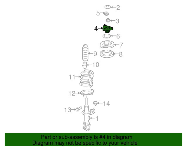 546102H000 Верхняя опора стойки амортизатора KIA HYUNDAI | Запчасти на ...