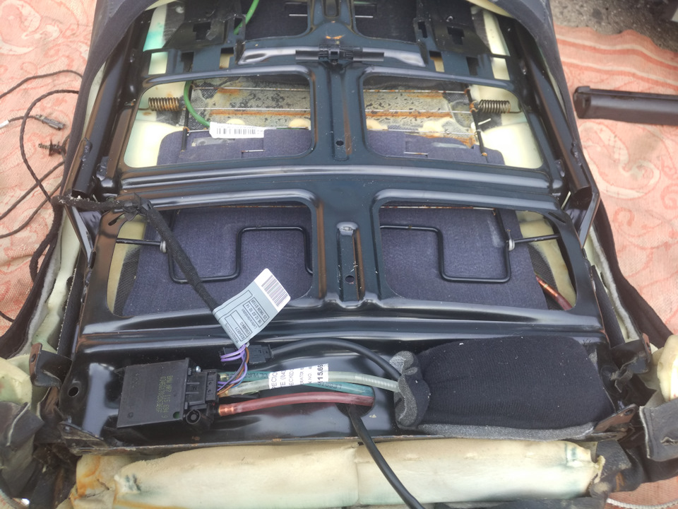 S488 Поясничная опора водителя и перед.пасс. — BMW X3 (E83), 3 л, 2005 ...