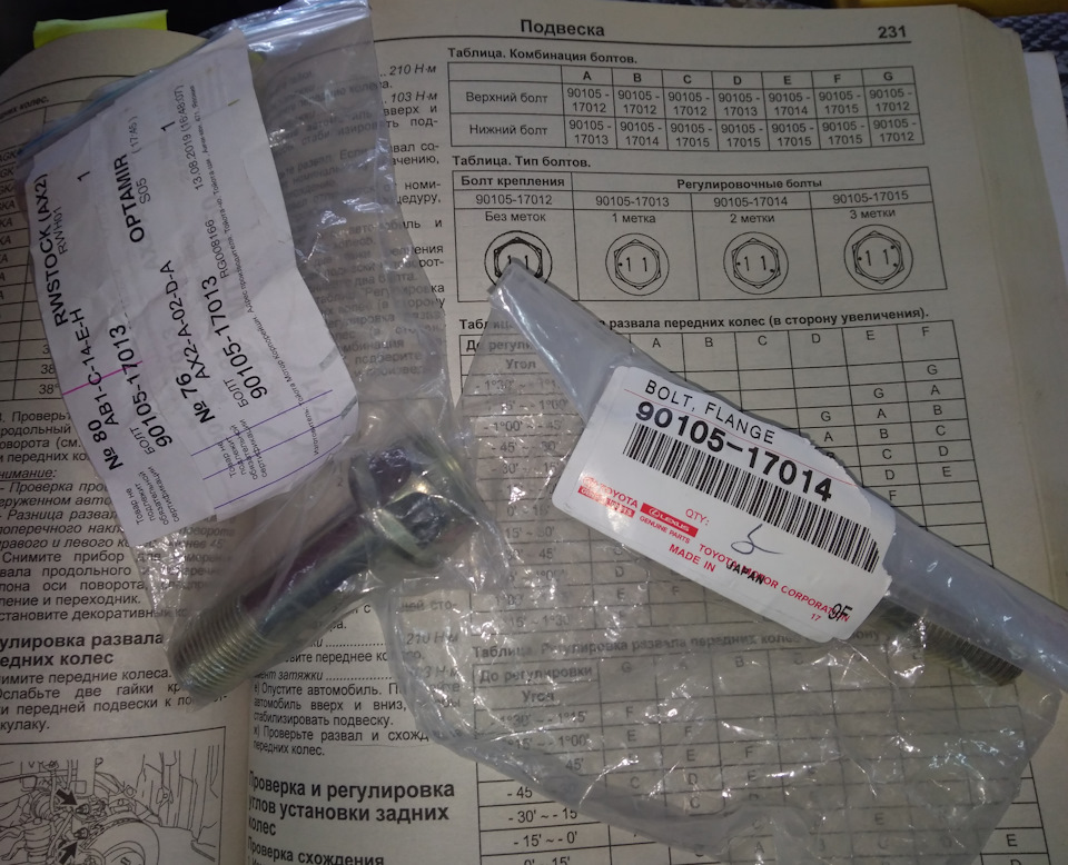 9010517015 Болт TOYOTA LEXUS | Запчасти на DRIVE2