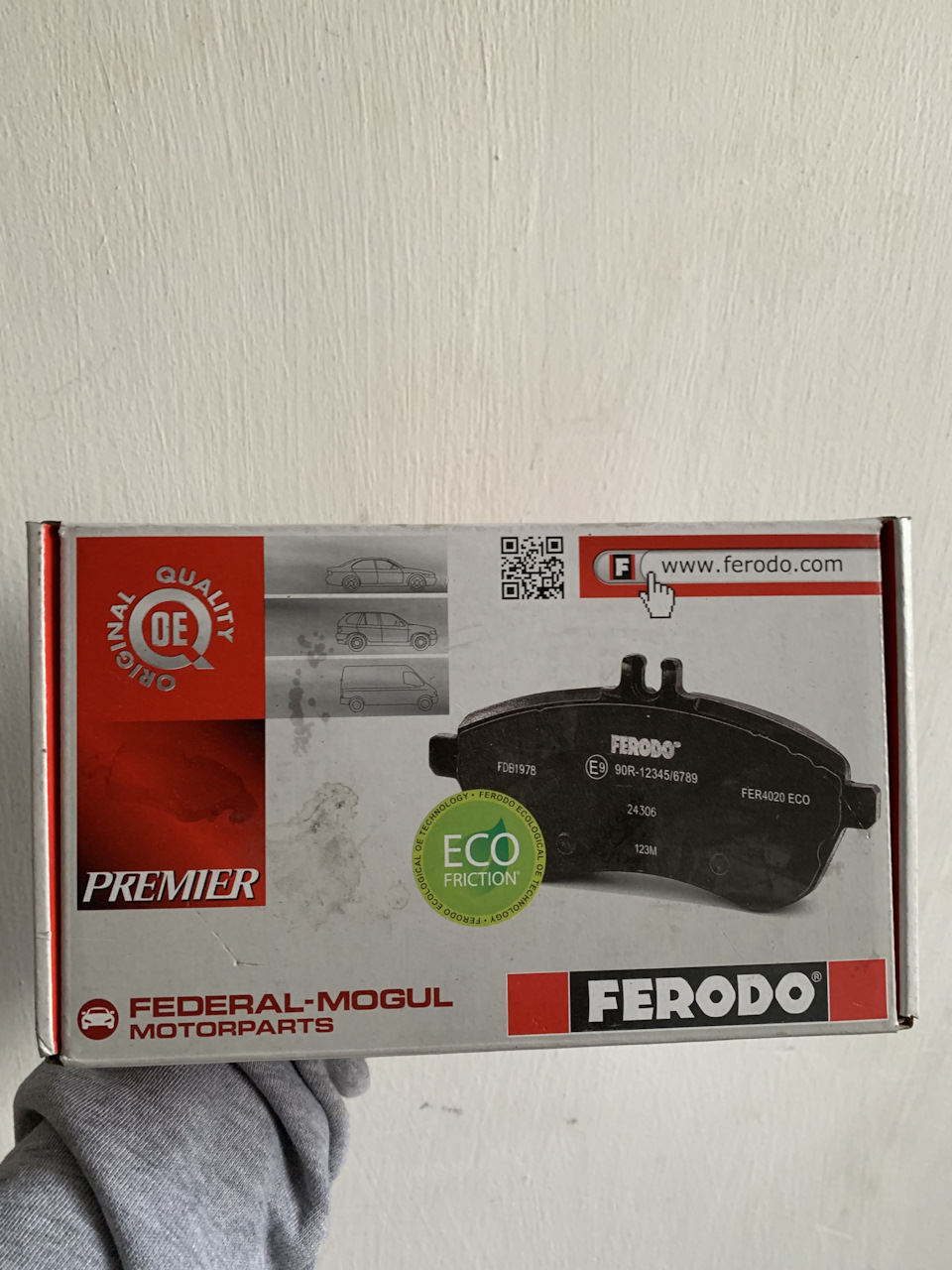 FDB1748 Комплект тормозных колодок, дисковый тормоз FERODO | Запчасти ...