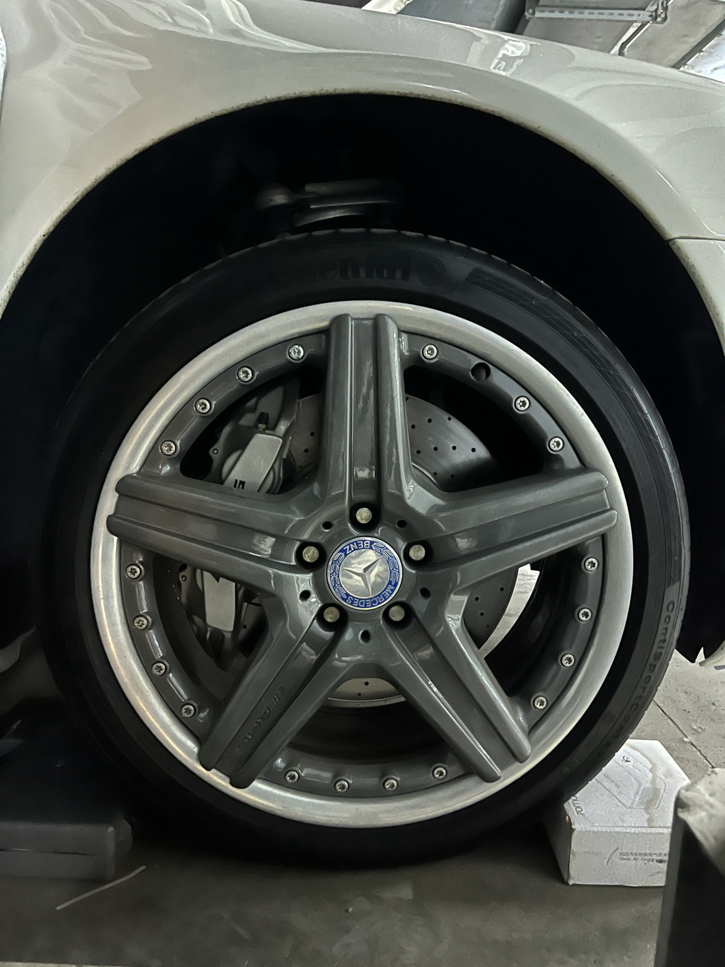 Brakes 390mm and 360mm complete — Mercedes-Benz SL 55 AMG (R230), 5,4 л ...