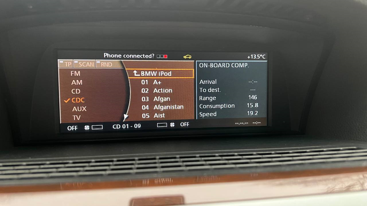 Установка iPod Interface BMW e65 — BMW 7 series (E65/E66), 3 л, 2007 ...