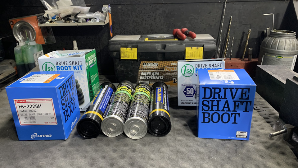☑ Замена пыльников привода и смазки для триподов Прадо120 ☑ — Toyota ...