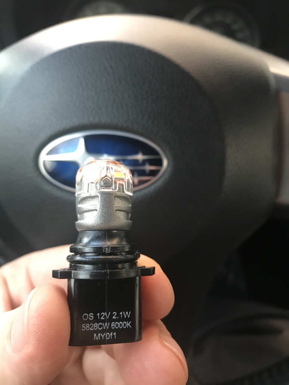 5828CW Лампа 3W 12V PG18.5D-1 10X1 2B premium P13W / холодный белый ...