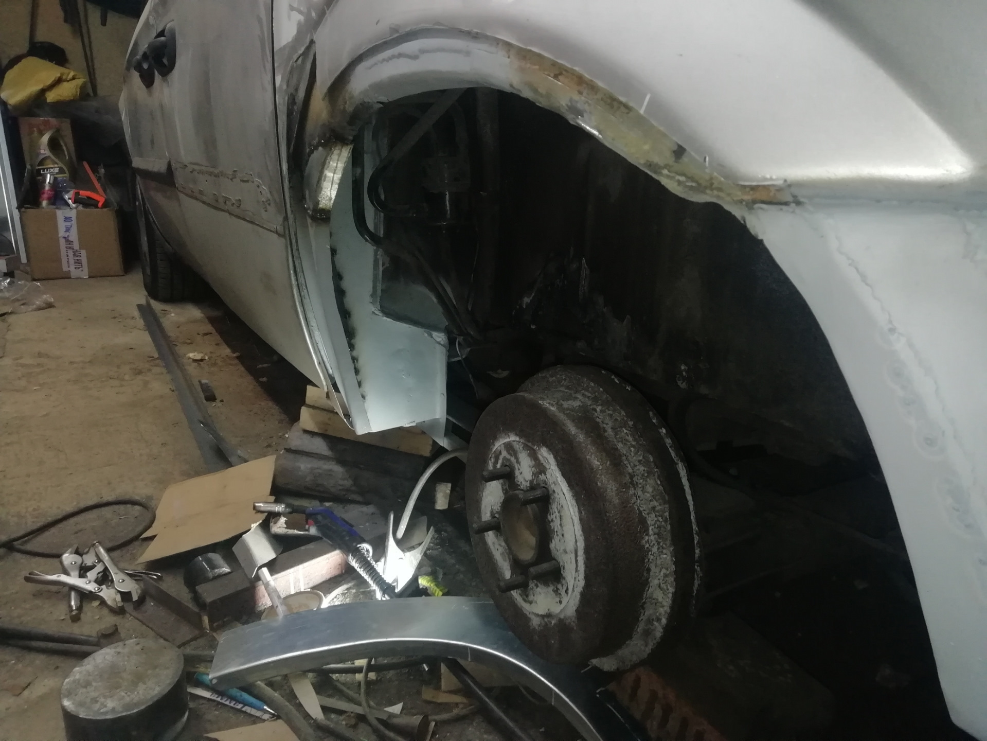 Левая внутренняя арка — Dodge Caravan IV, 2,4 л, 2001 года | кузовной ...