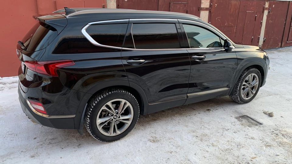 Замена передних колодок — Hyundai Santa Fe (4G), 2,2 л, 2019 года ...