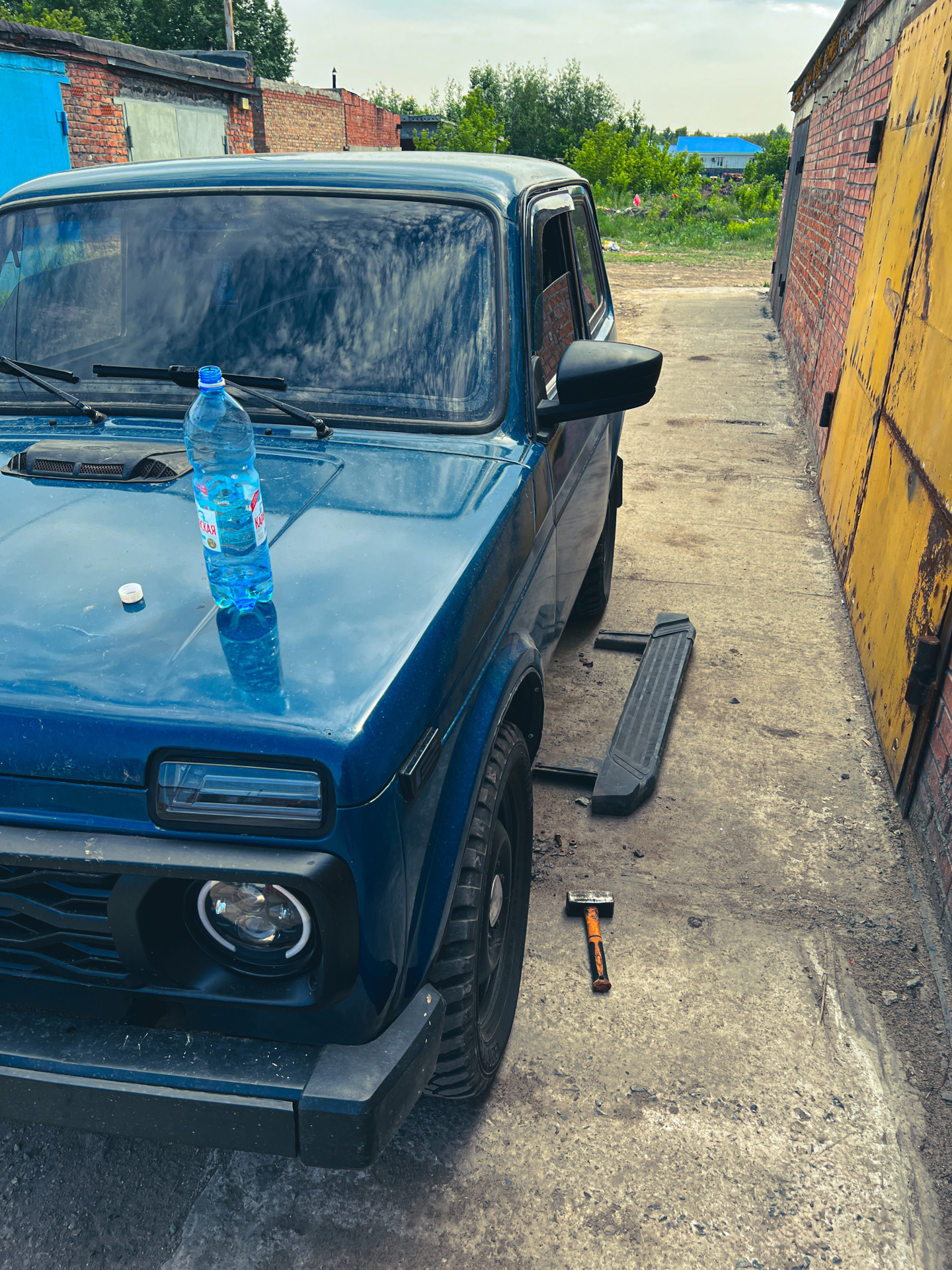 ПОРОГИ БУМЕР НА НИВУ — Lada 4x4 3D, 1,7 л, 2009 года | стайлинг | DRIVE2