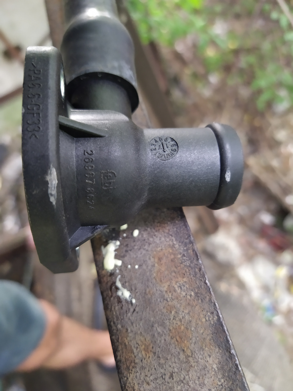 26907 Фланец системы охлаждения для ГБЦ, с прокладкой FEBI | Запчасти ...