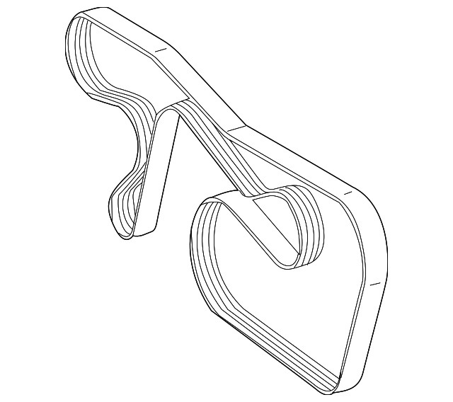 A0019938396 Ремень клиновый 2360 Mercedes | Запчасти на DRIVE2