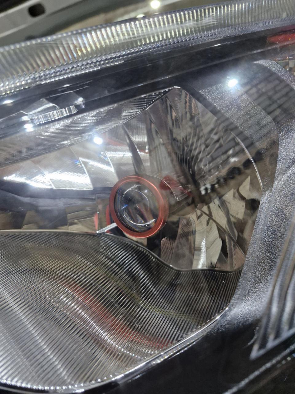 Мини LED Линзы H4 Отзыв. — Lada Гранта Cross, 1,6 л, 2022 года ...