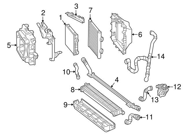 A2135050600 Дефлектор радиатора Mercedes | Запчасти на DRIVE2