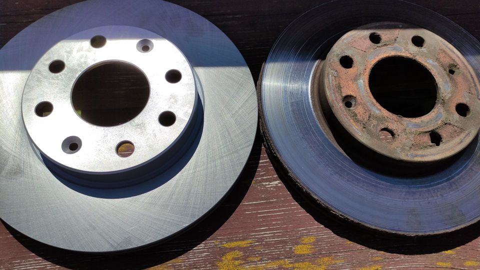 Передние тормозные диски — Chevrolet Spark (M300), 1 л, 2011 года ...