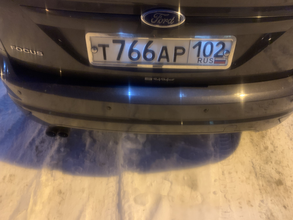 Led подсветка номерного знака — Ford Focus Hatchback II, 1,6 л, 2011 ...