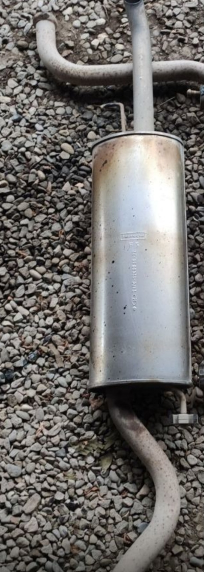 Заводской выхлоп faurecia. — Lada Приора седан, 1,6 л, 2007 года ...