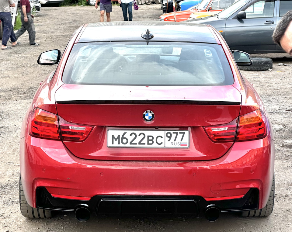 Выхлоп наконец-то ) — BMW 4 series (F32), 2 л, 2016 года | тюнинг | DRIVE2