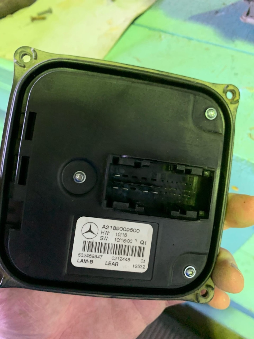 A2189009600 блок управления левый=правый Mercedes | Запчасти на DRIVE2