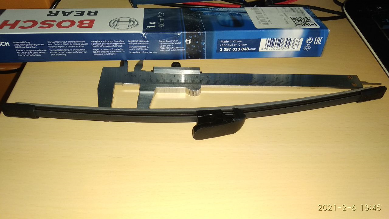 Задняя щетка Bosch — мягкая мадам — KIA Ceed SW (2G), 1,6 л, 2013 года ...