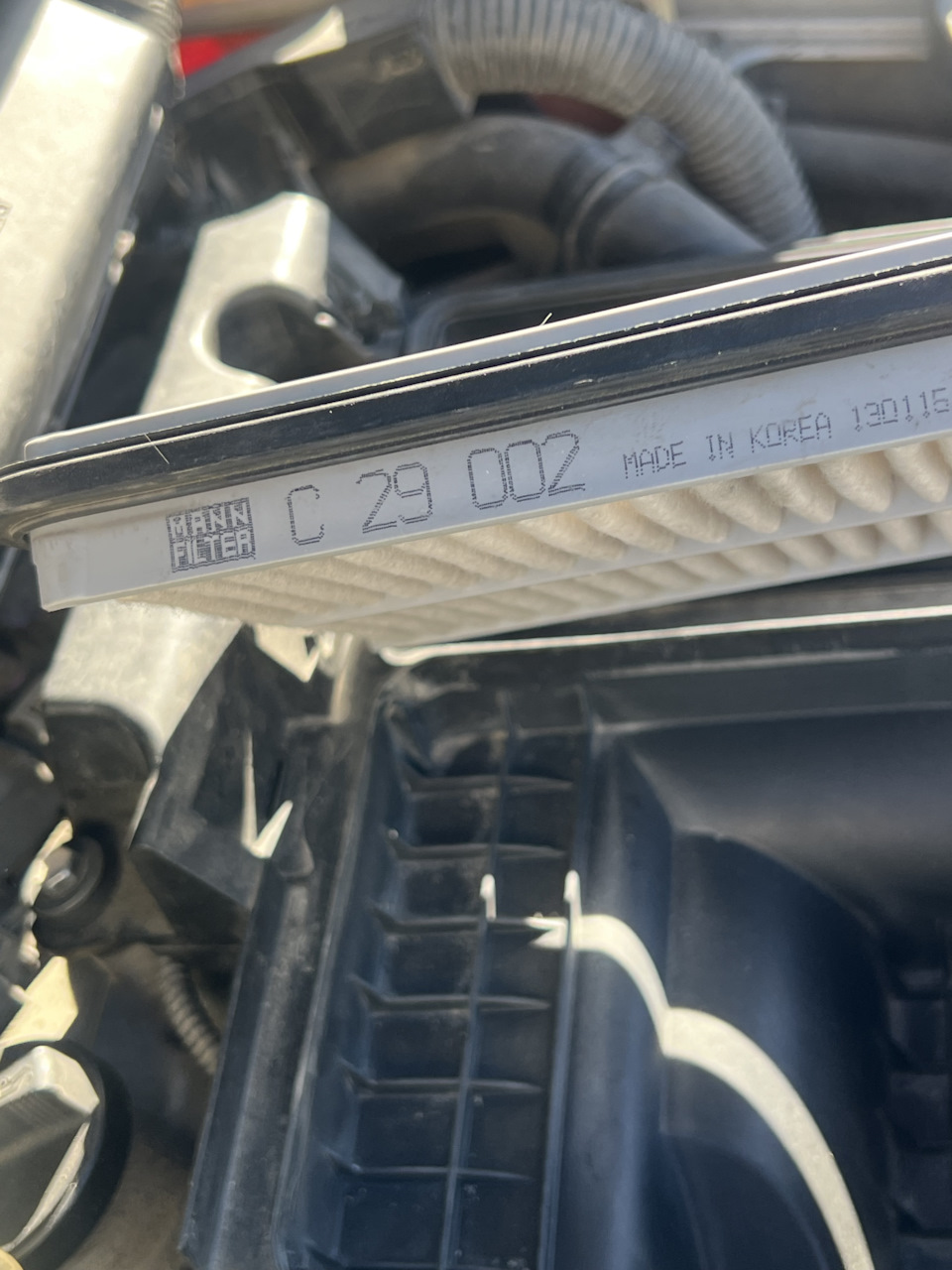 Подсосы воздуха в фильтре — Toyota Prius (20), 1,6 л, 2007 года ...