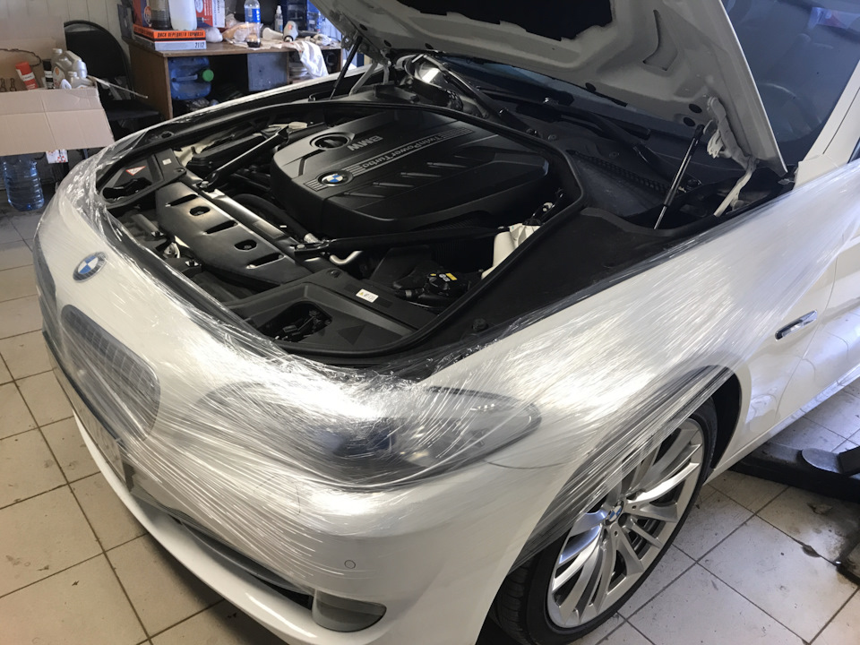 Замена цепей ГРМ N47S1 — BMW 5 series (F10), 2 л, 2012 года | визит на ...