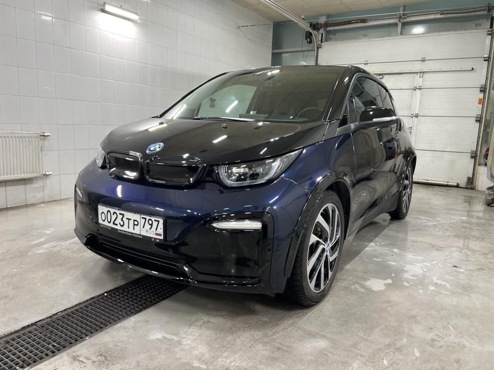 Первая мойка после керамики — Bmw I3 2018 года мойка Drive2