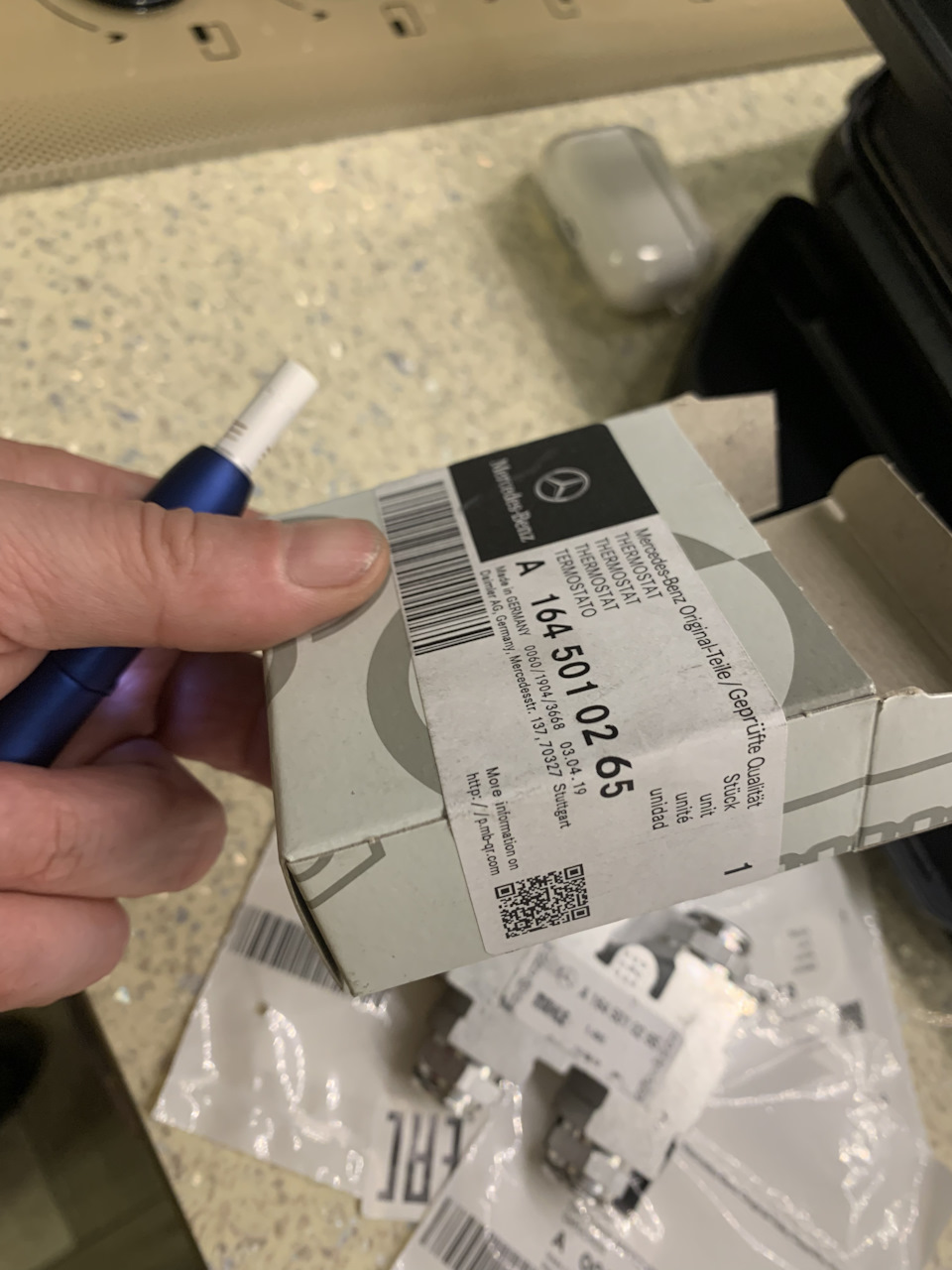 A1645010265 Термостат системы охлаждения Mercedes | Запчасти на DRIVE2