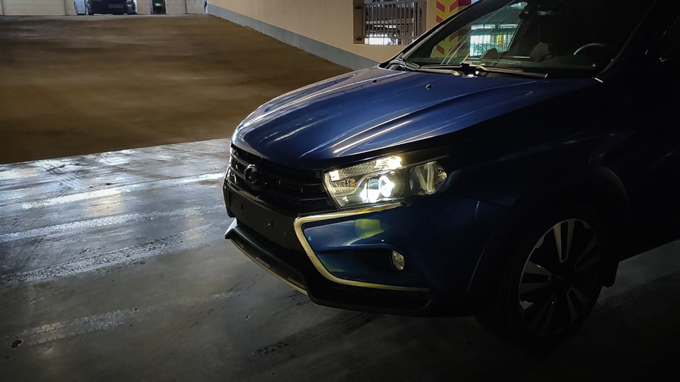 Biled Aozoom A15 4300K 3.0 дюйма — Lada Vesta SW Cross (1G), 1,6 л, 2021 года | тюнинг | DRIVE2