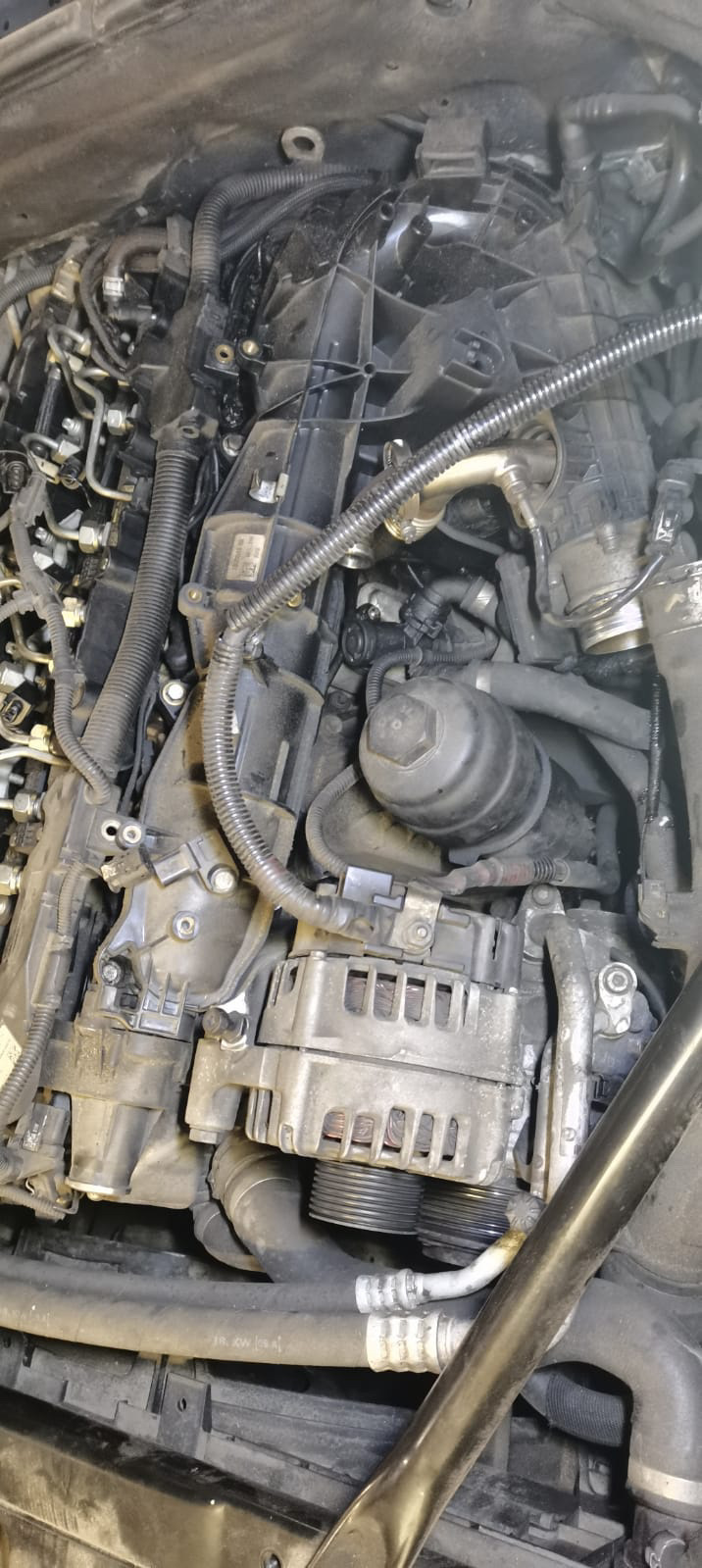 5.Устранение течи масла коллектора и корпуса масляного фильтра n57 ...