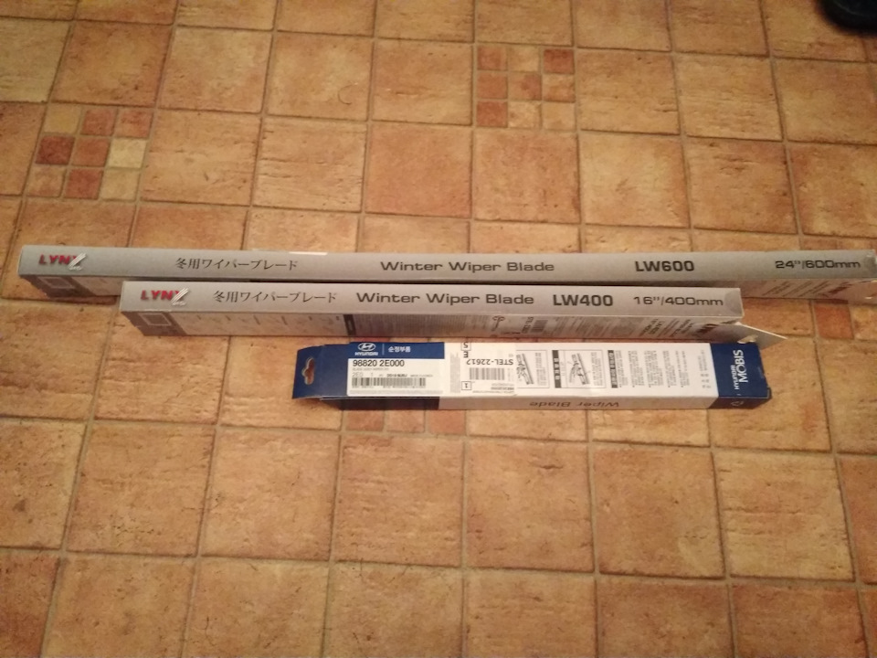 Замена щеток стеклоочистителей — Hyundai Tucson (JM), 2,7 л, 2006 года ...