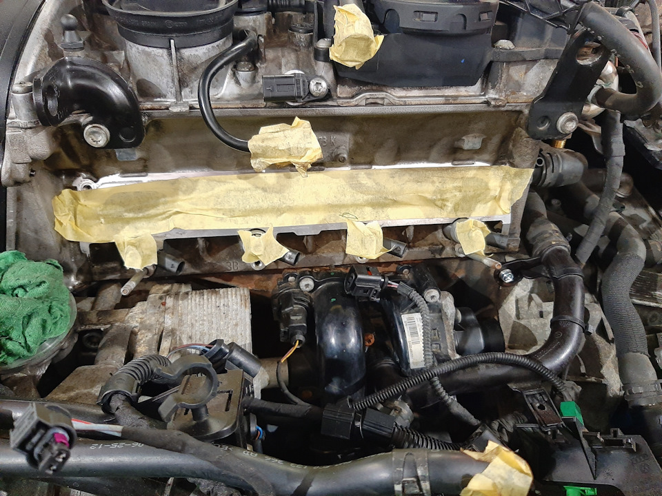 #10. Часть 1. Ремонт-замена впускного коллектора, ошибки p2015 и p2004 ...