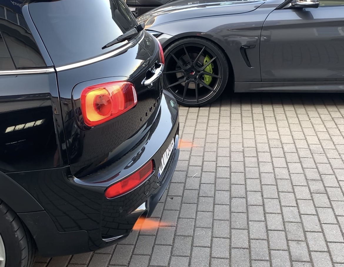 Downpipe & rear LCI bumper — MINI Clubman S John Cooper Works (F54), 2 ...