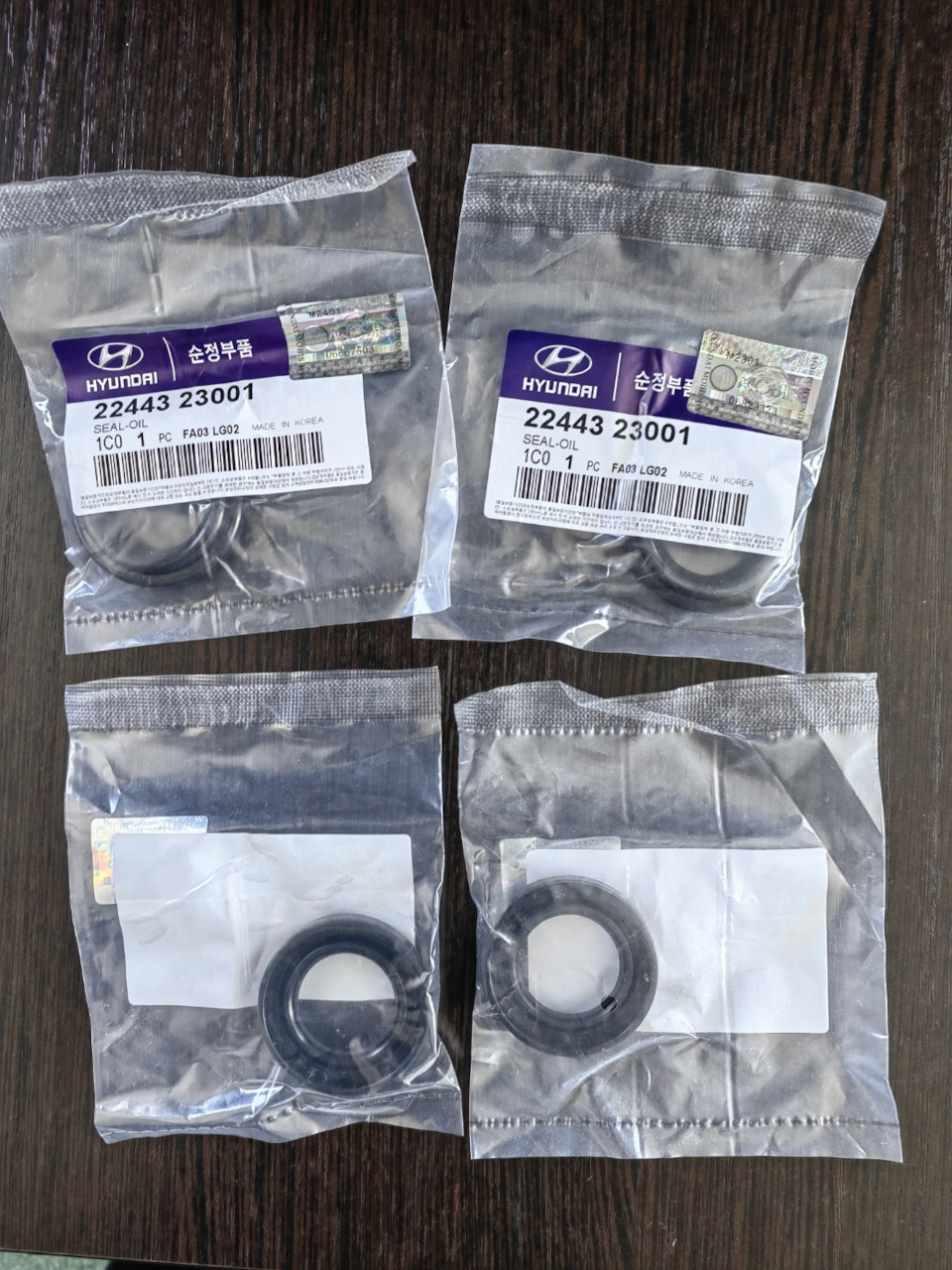 2244323001 Прокладка свечного канала KIA HYUNDAI | Запчасти на DRIVE2