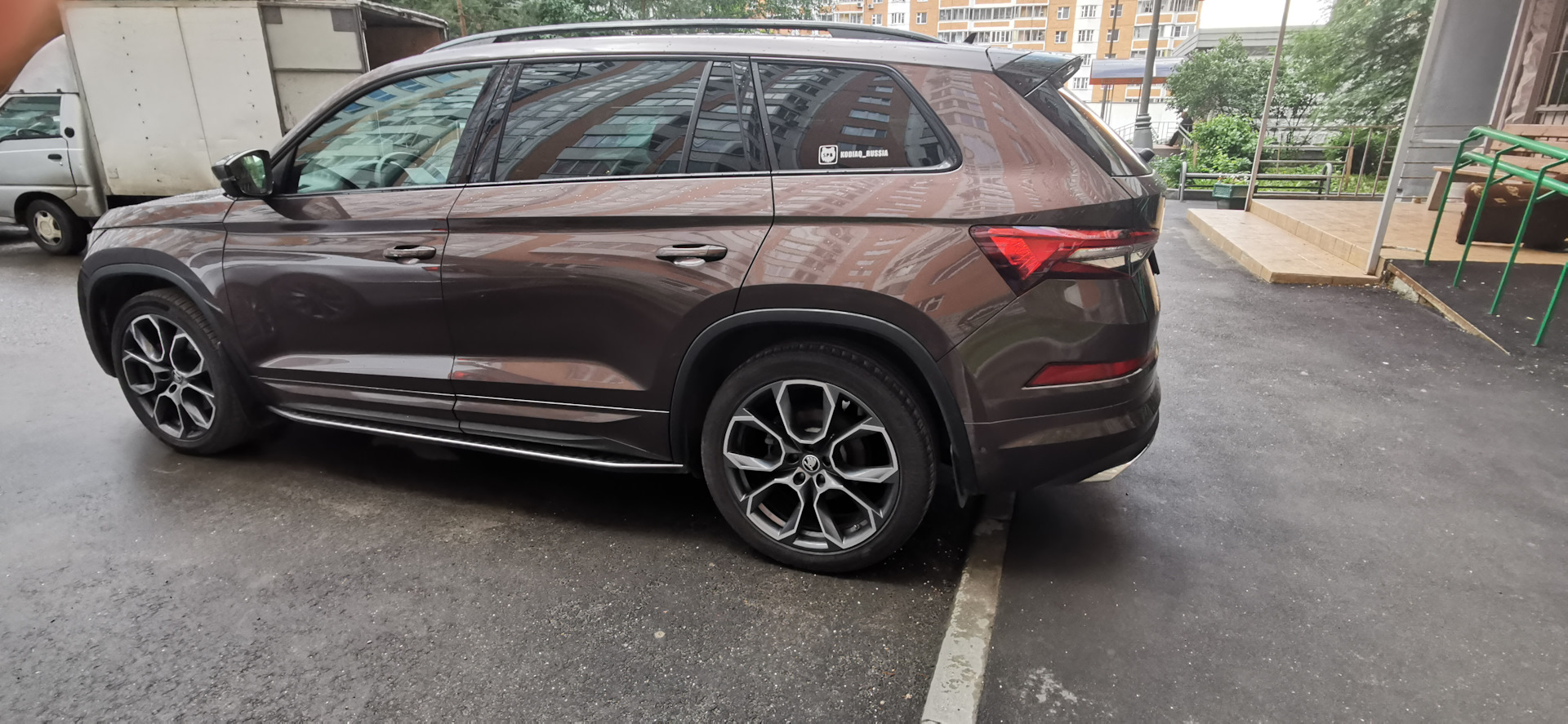 20.FL проект с RS уклоном. Часть 2 — Skoda Kodiaq (1G), 2 л, 2019 года ...