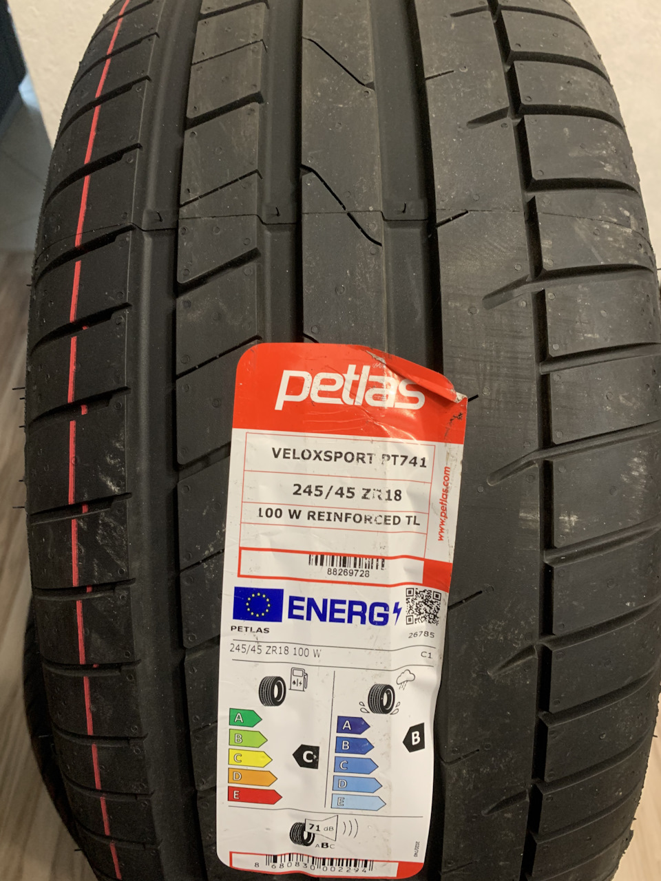 Покупка летней резины Petlas Velox Sport PT741 245/45R18 100W — Volvo ...
