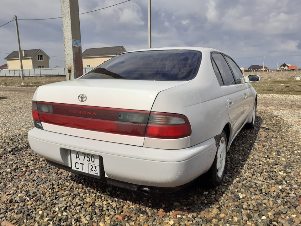 Кузов отрихтован — Toyota Corona (T190), 1,8 л, 1992 года | кузовной ...