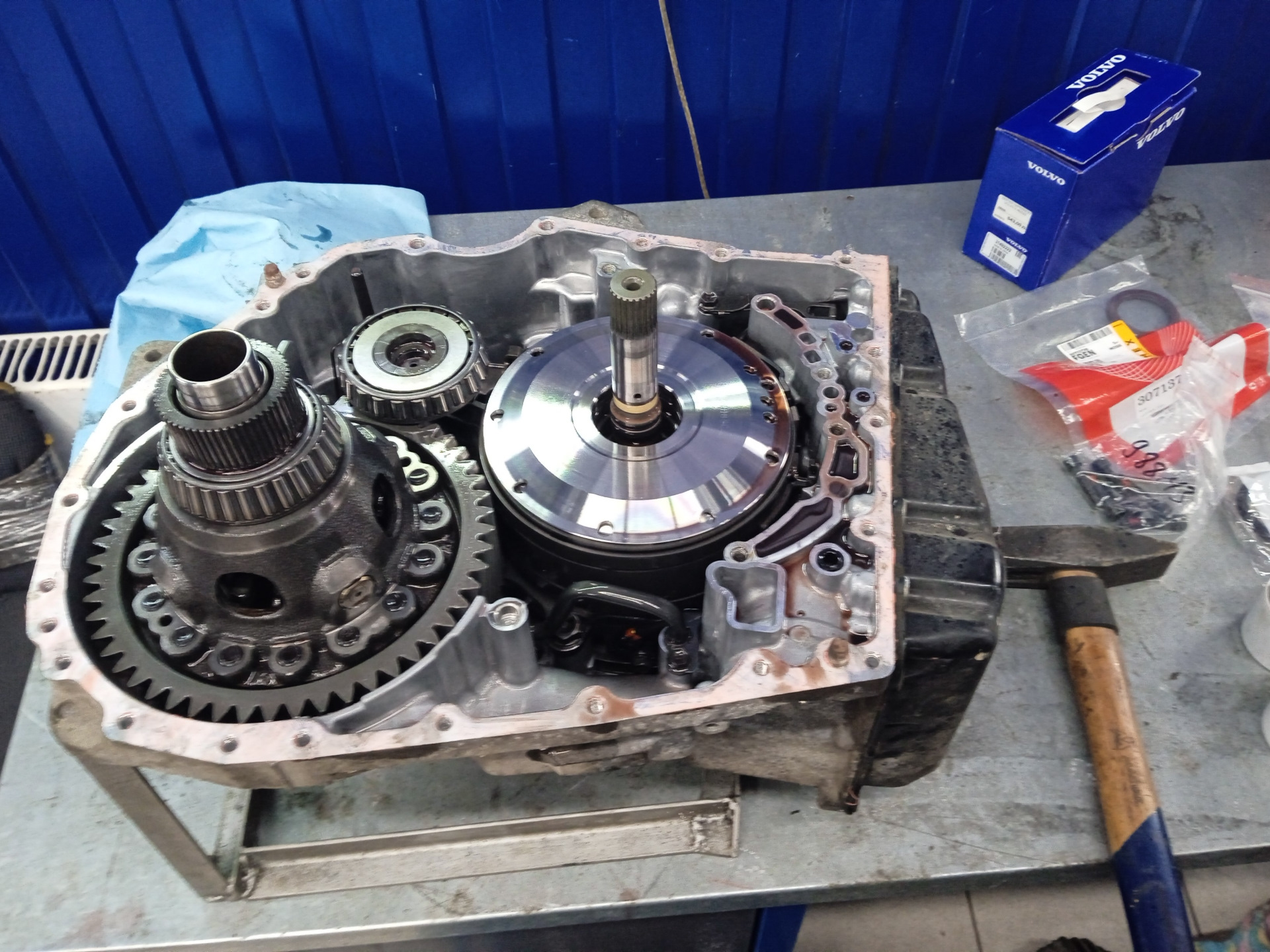 Замена тефлоновых колец в АКПП Aisin TF80-SC — Volvo XC60 (1G), 2,4 л ...