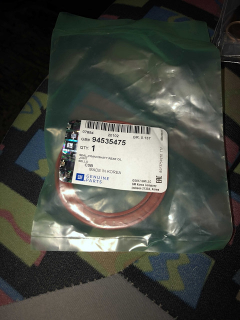 94535475 Уплотняющее кольцо, коленчатый вал GM | Запчасти на DRIVE2